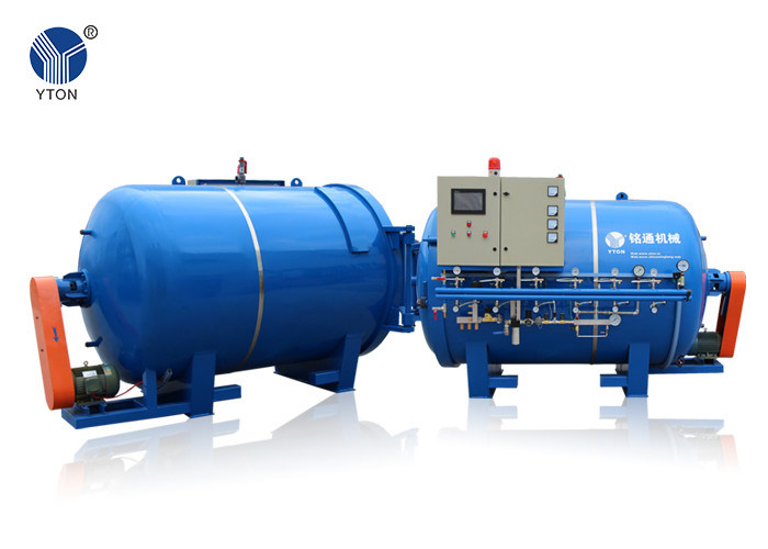 Waste Tyre Regrooving Equipment , Blue Color Automatic Tire Curing Chamber